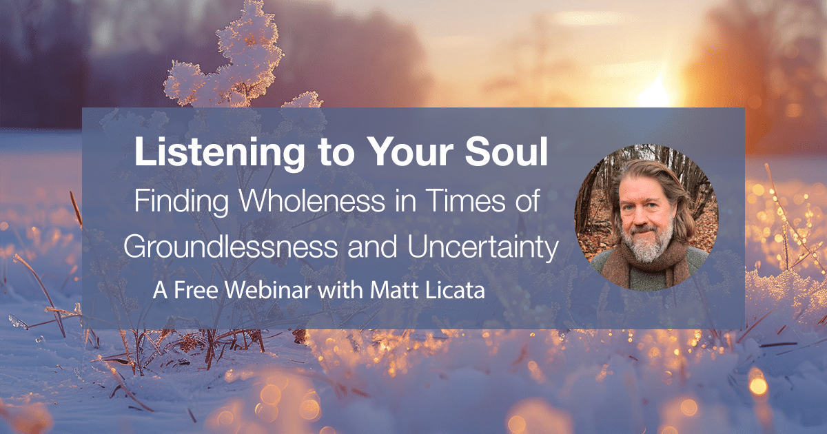 Listening to Your Soul - Matt Licata, PhD
